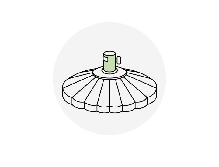 Abba Patio Umbrella Bases, Carport Cover Replacement